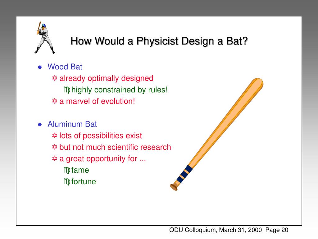PPT - The Physics of Baseball Alan M. Nathan University of Illinois ODU ...
