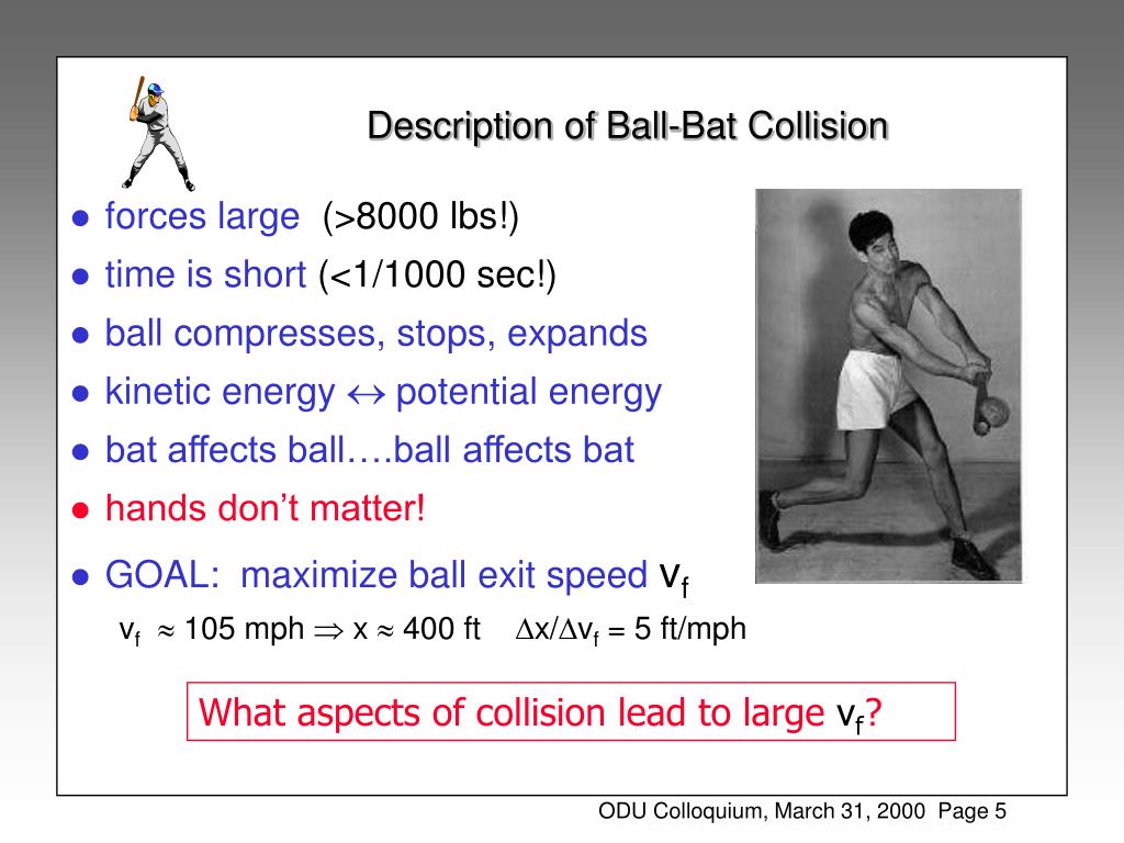PPT - The Physics of Baseball Alan M. Nathan University of Illinois ODU ...