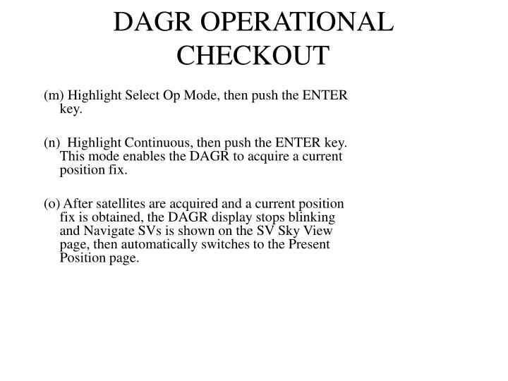 PPT - DAGR INTRODUCTION PowerPoint Presentation - ID:3347801