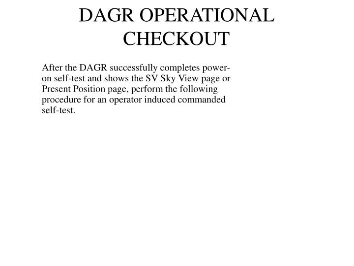 PPT - DAGR INTRODUCTION PowerPoint Presentation - ID:3347801