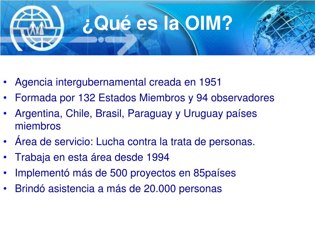 PPT - Seminario Internacional sobre Trata de Personas en el MERCOSUR ...