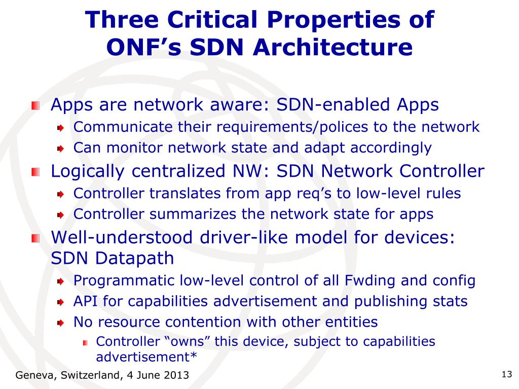 Ppt Sdn Standardization In Onf Onf Structure Openflow Spec And Onfs