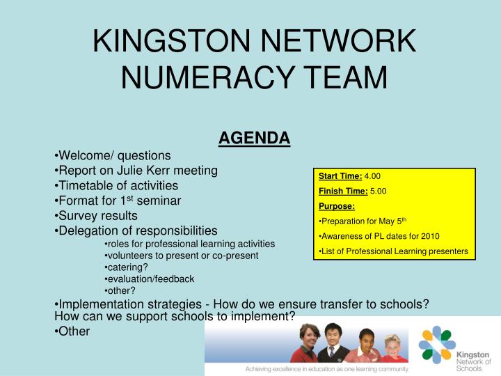 PPT - KINGSTON NETWORK NUMERACY TEAM PowerPoint Presentation, free ...