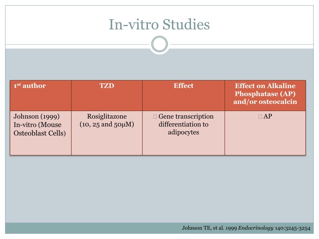 PPT - Thiazolidinediones and Bone Metabolism: in-vitro studies ...