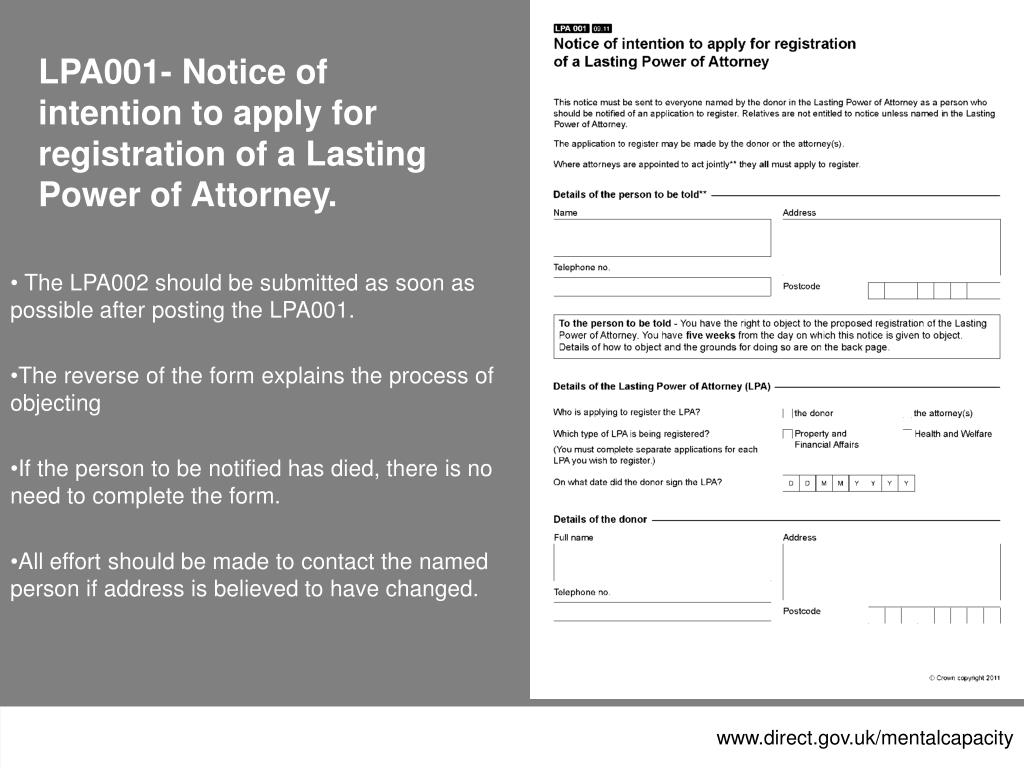 PPT - Lasting Powers of Attorney & Deputyships Office of the Public ...