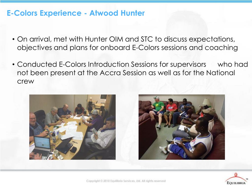 PPT - Atwood Hunter E-Colors Roll Out and Onboard Coaching End of Trip ...