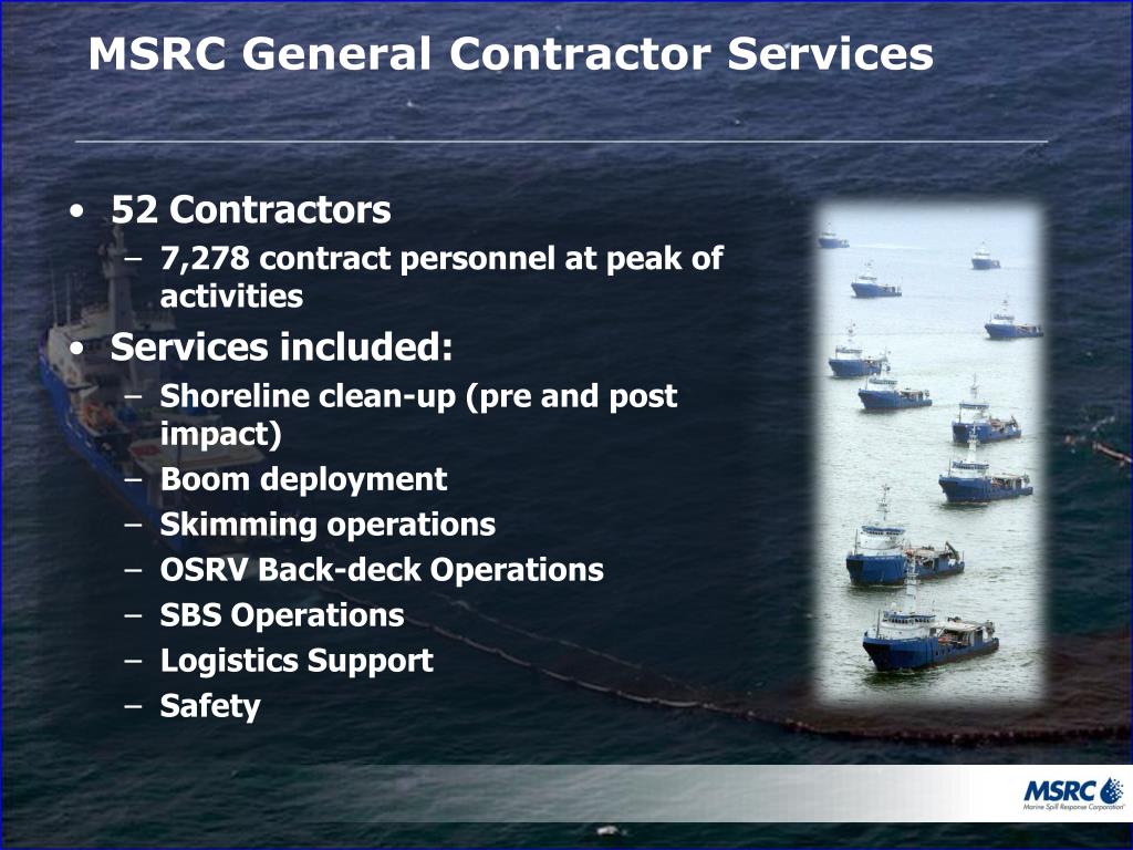 PPT - Deep Water Horizon Response Marine Spill Response Corporation ...