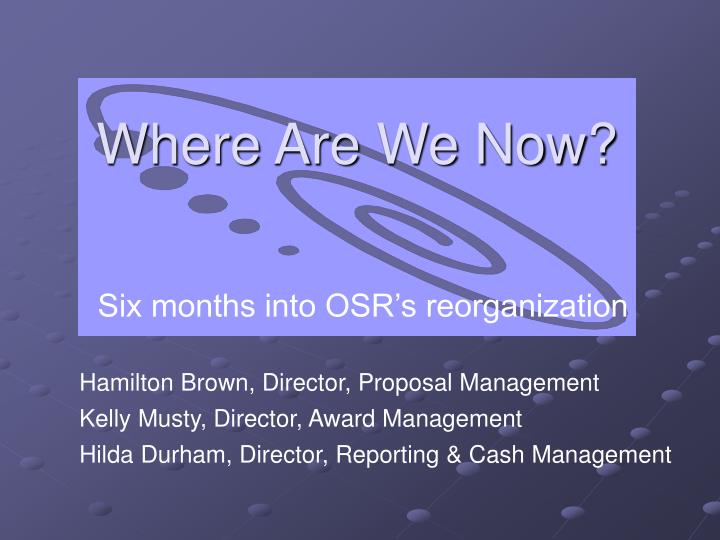 PPT - Where Are We Now? PowerPoint Presentation, free download - ID:3349578