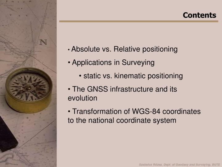 PPT - Lecture 5. Application of GNSS in Surveying PowerPoint ...