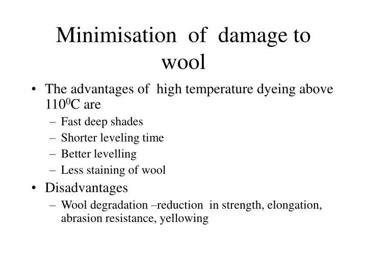 PPT - Minimisation of damage to wool PowerPoint Presentation, free ...
