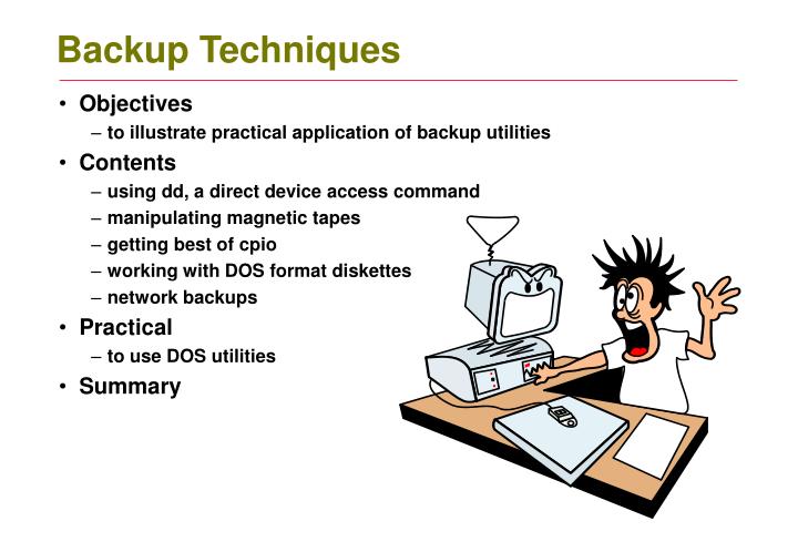 PPT - Backup Techniques PowerPoint Presentation, free download - ID:3350334