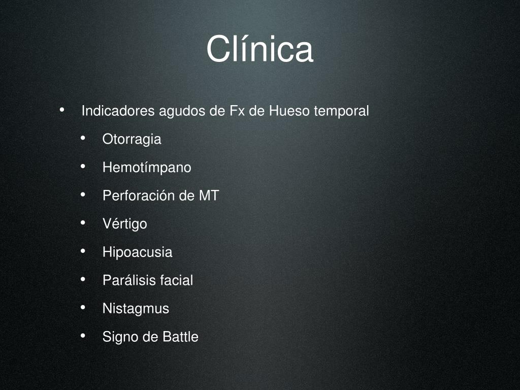 PPT - Fracturas del Hueso Temporal Evaluación y manejo PowerPoint ...