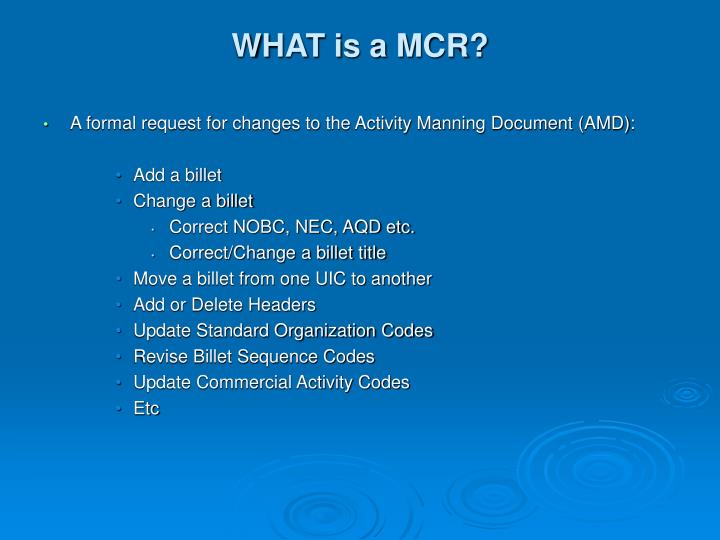 PPT - MANPOWER CHANGE REQUEST PROCESS PowerPoint Presentation - ID:3351211