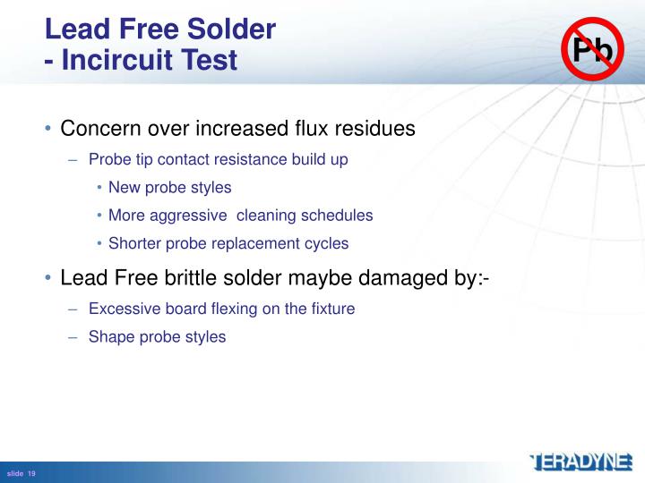 PPT - “ The Impact of Lead Free Solder on PCB Test & Inspection ...