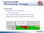 PPT - “ The Impact of Lead Free Solder on PCB Test & Inspection ...