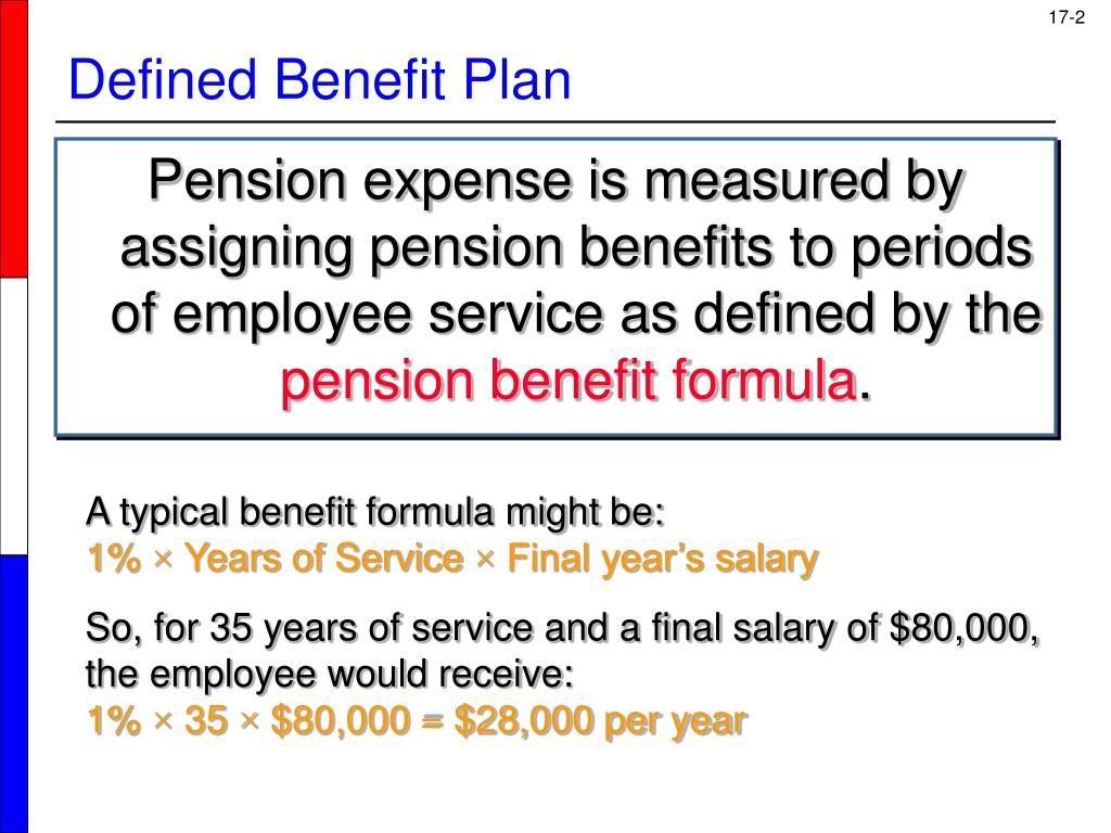 PPT - Employer is committed to specified retirement benefits ...