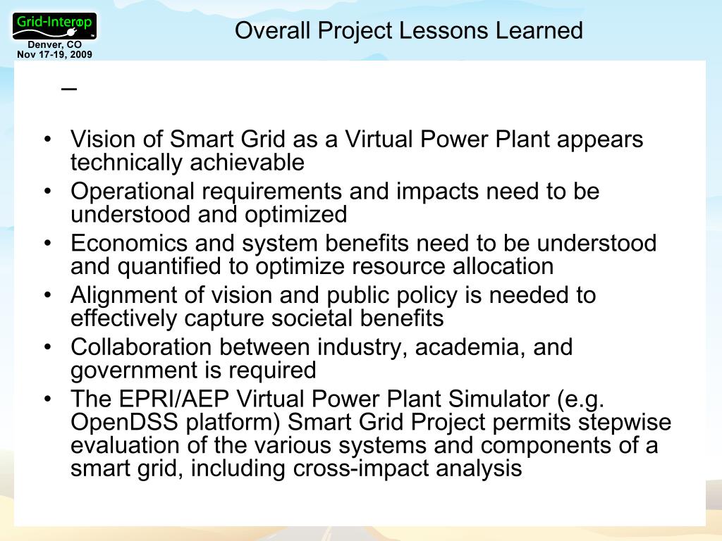 PPT - American Electric Power (AEP) Virtual Power Plant Simulator (VPPS ...