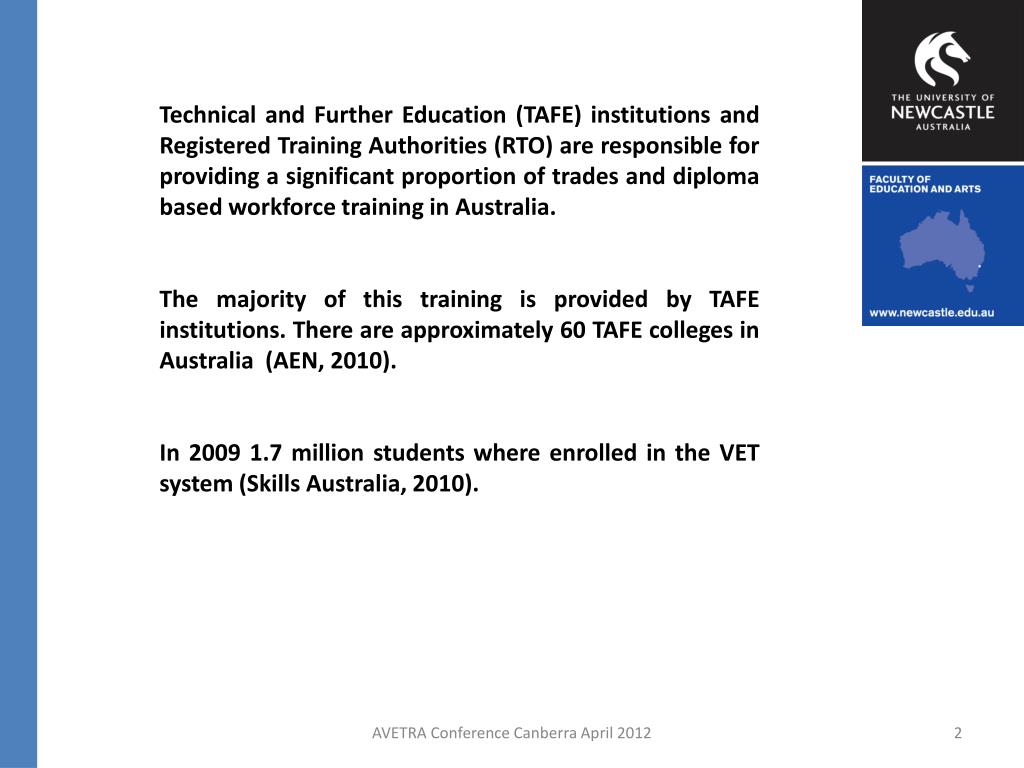 PPT - Australian VET teacher training in the national context: An ...