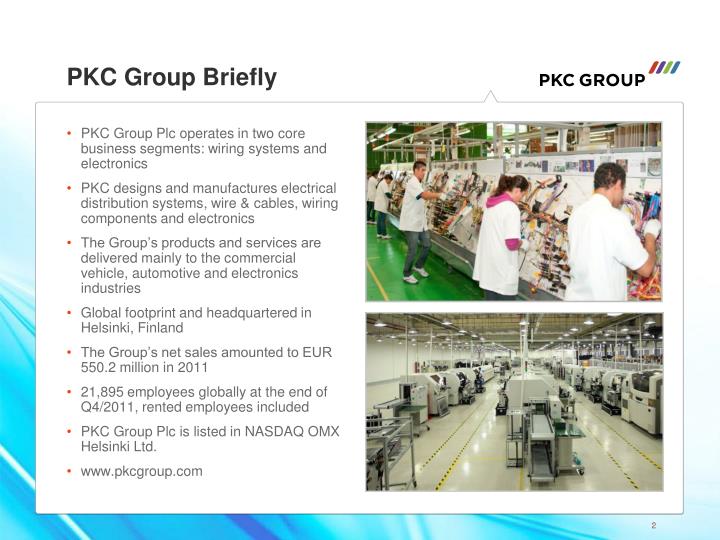PPT - PKC Group Plc PowerPoint Presentation - ID:3352307
