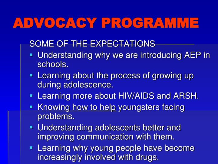 PPT - ADOLESCENCE EDUCATION PROGRAMME PowerPoint Presentation - ID:3352394