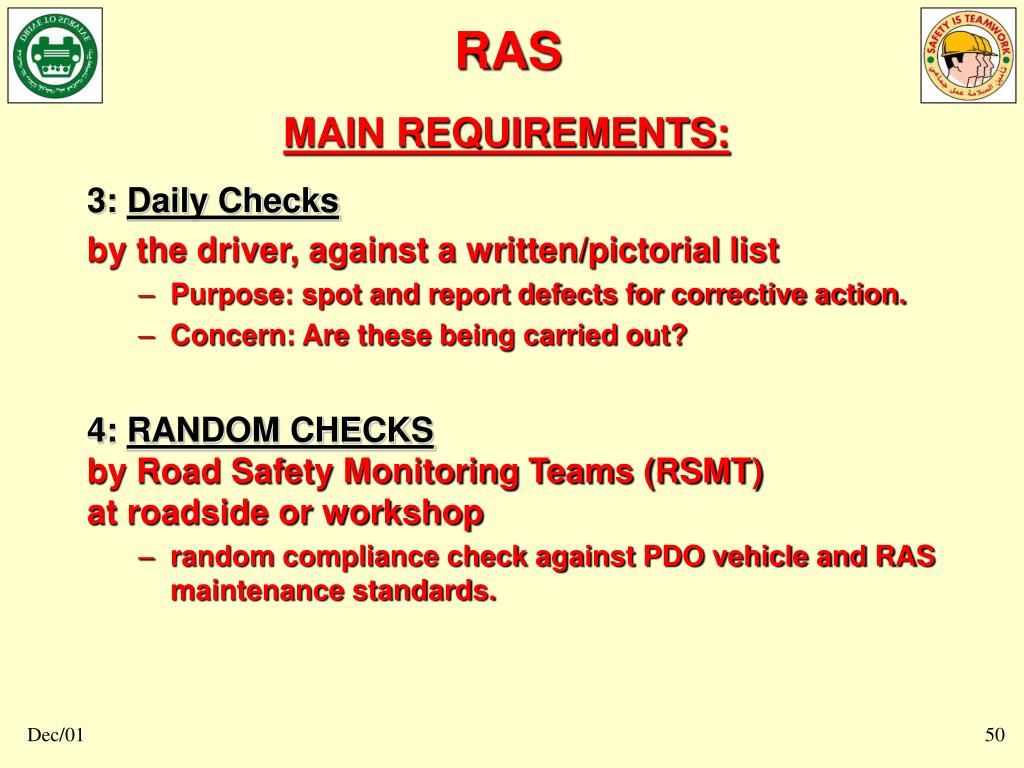 PPT - Road Transport Safety PDO Managers, CH & Supervisors know and ...