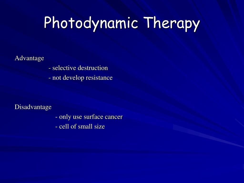 PPT - Photodynamic Therapy PowerPoint Presentation, free download - ID ...