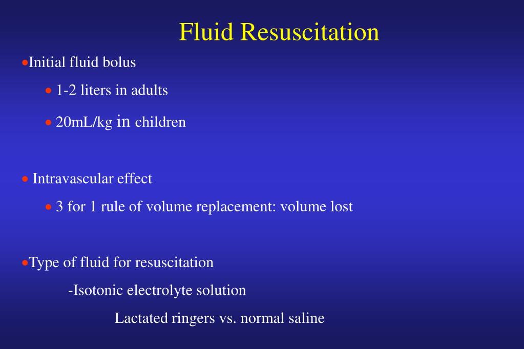 PPT - Hypotension, Shock, Hemorrhage and IV Fluid Resuscitation Ziad ...