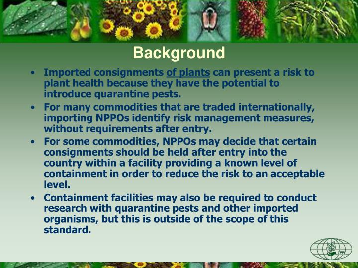 PPT - STRUCTURE AND OPERATION OF POST-ENTRY QUARANTINE FACILITIES ...