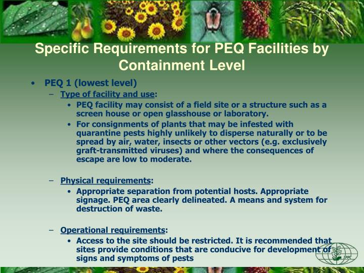 PPT - STRUCTURE AND OPERATION OF POST-ENTRY QUARANTINE FACILITIES ...