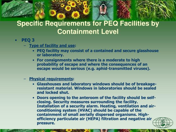 PPT - STRUCTURE AND OPERATION OF POST-ENTRY QUARANTINE FACILITIES ...