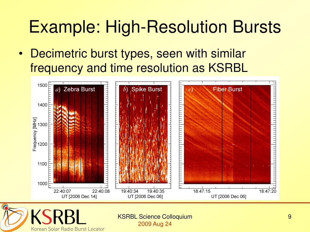PPT - Science with the Korean Solar Radio Burst Locator (KSRBL ...