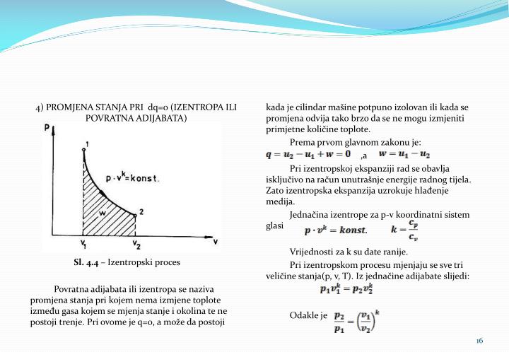 PPT - POMORSKI FAKULTET BAR TERMODINAMIKA (za BM) PowerPoint Presentation - ID:3353720