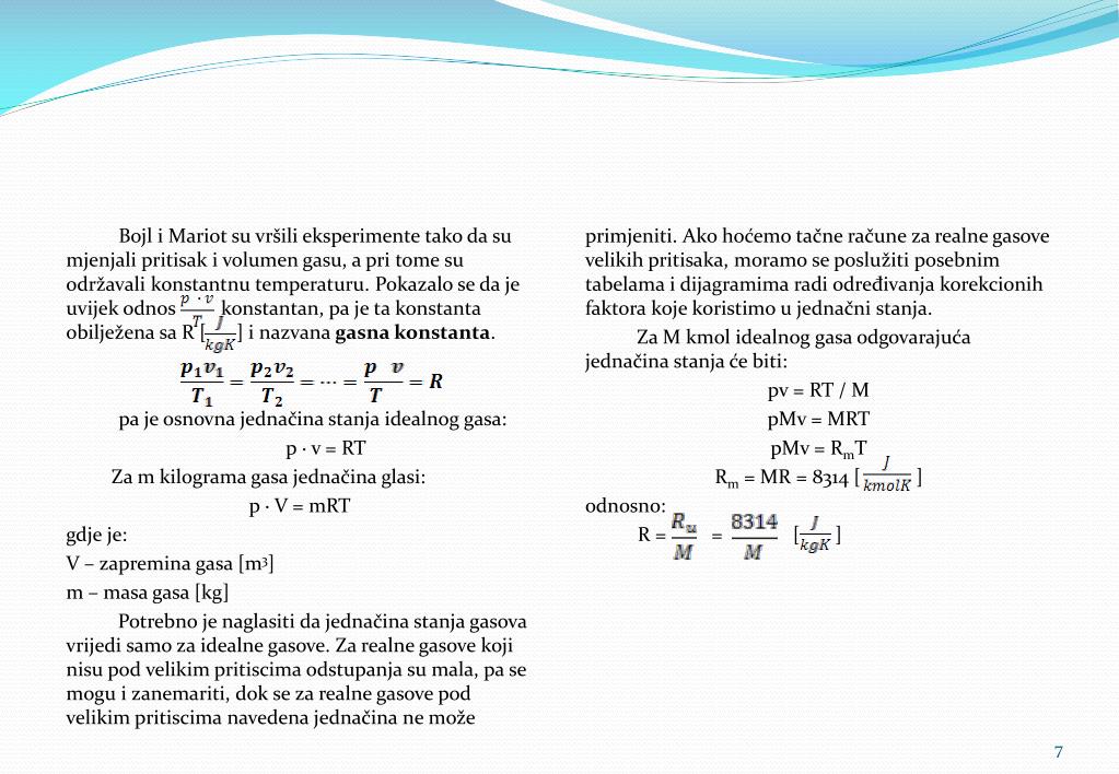 PPT - POMORSKI FAKULTET BAR TERMODINAMIKA (za BM) PowerPoint ...