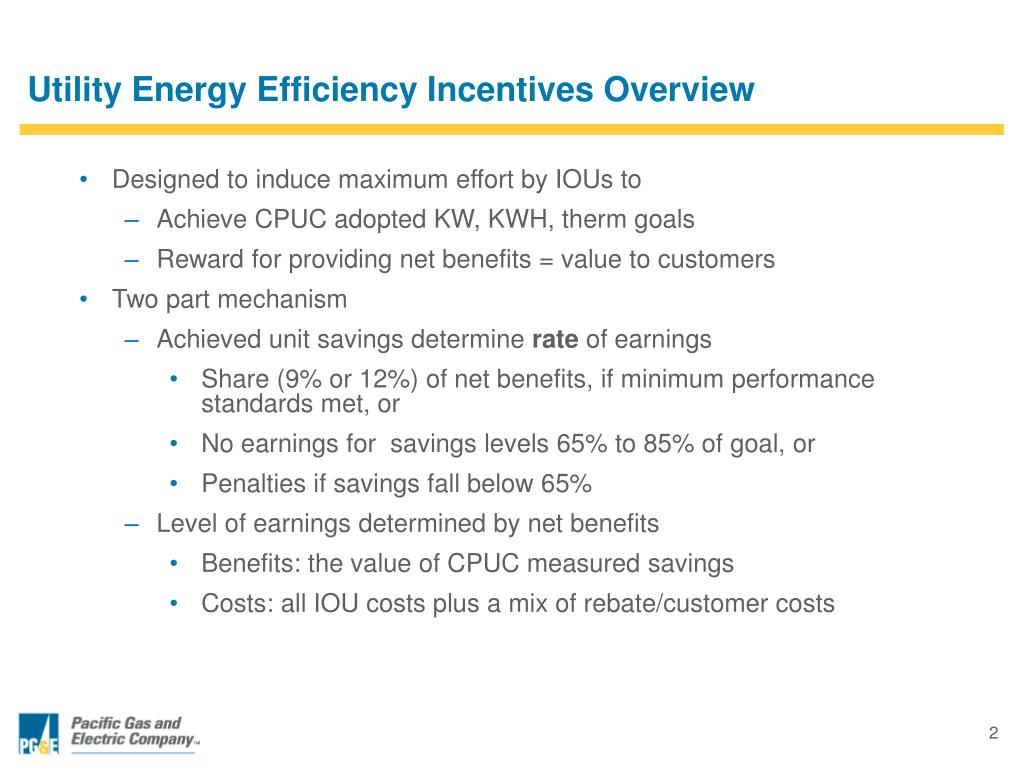PPT - CSEM Policy Conference Panel Discussion Utility Incentives and ...