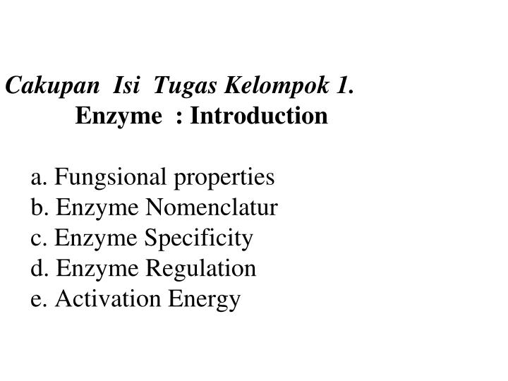 PPT - Struktur Enzim PowerPoint Presentation, free download - ID:3354460