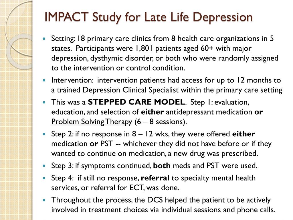 PPT - Identification and Treatment of Late Life Depression in ...