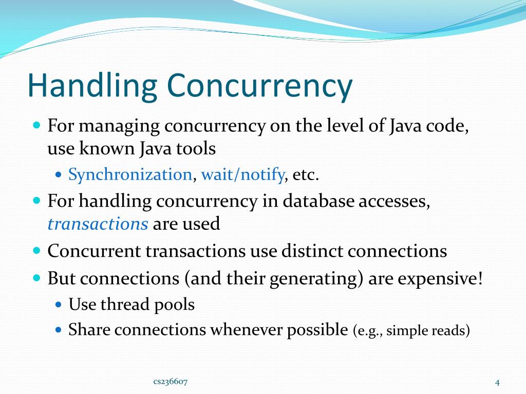 Ppt Managing Concurrency In Web Applications Powerpoint Presentation