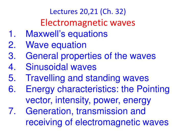 Electromagnetic Wave Equation Derivation Ppt - Tessshebaylo Electromagnetic Wave Equation Derivation Ppt - Tessshebaylo