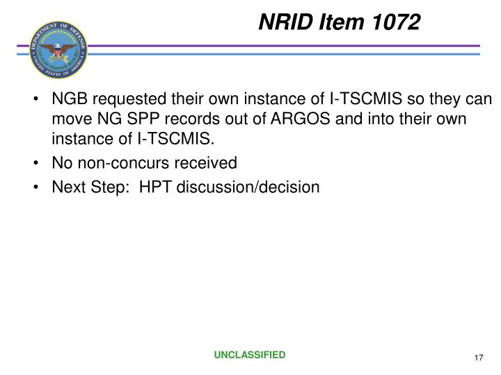PPT - The Overall Classification of this Briefing is: UNCLASSIFIED ...