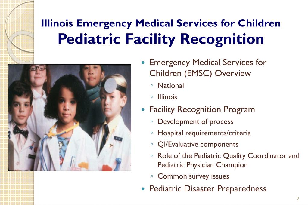 PPT - Emergency Medical Services for Children (EMSC) Overview National ...
