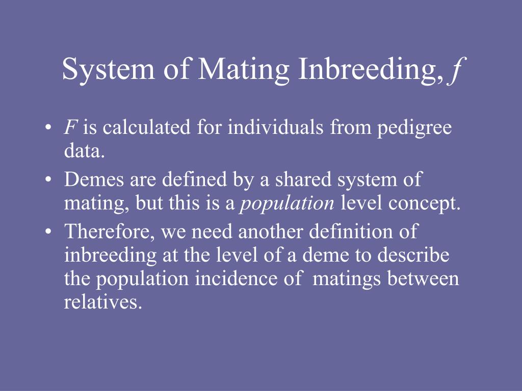 Ppt Systems Of Mating Powerpoint Presentation Free Download Id