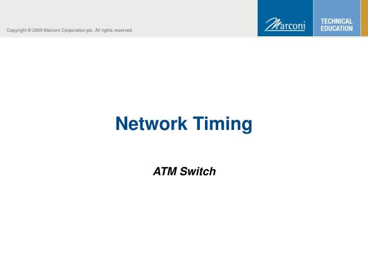 PPT - Network Timing PowerPoint Presentation, free download - ID:3356567