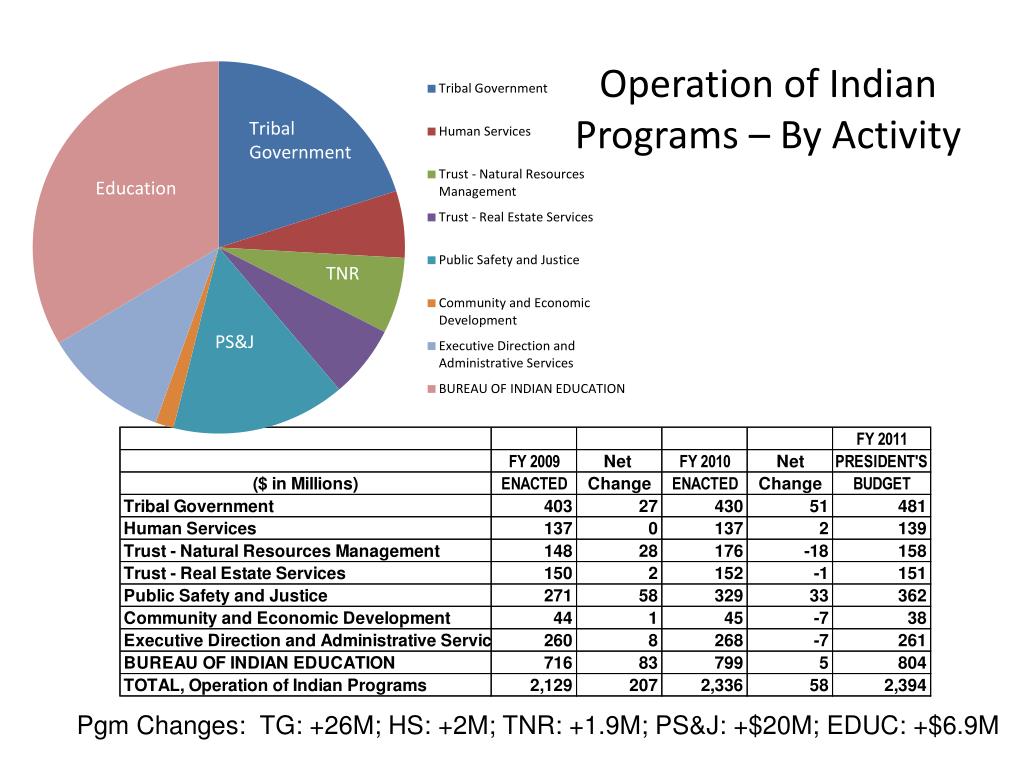 PPT - FY 2011 Indian Affairs’ President’s Budget PowerPoint ...