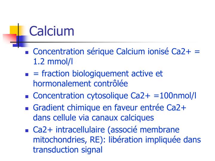 PPT - Le métabolisme Phospho-calcique PowerPoint Presentation - ID:3357367