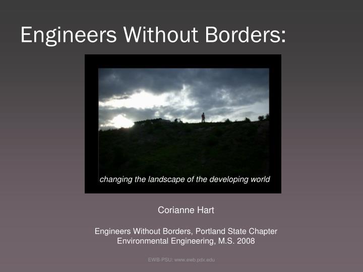 PPT - Engineers Without Borders: PowerPoint Presentation, free download - ID:3357586