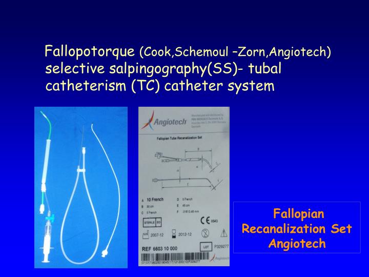 PPT - SELECTIVE HYSTEROSALPINGOGRAPHY AND TUBAL RECANALIZATION : WHEN ...