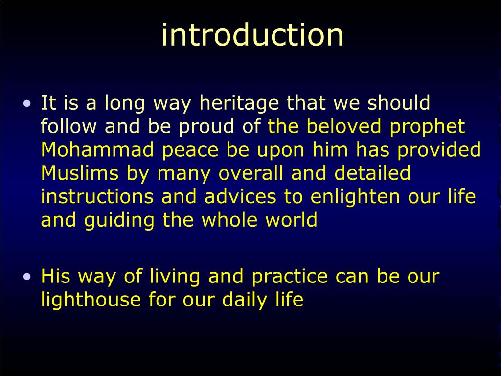 PPT - Nutrition in islam Lecture 5 Food in Hadeeth of the Prophet ...