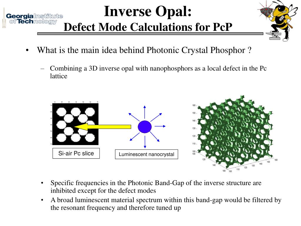 PPT - PHOTONIC CRYSTALS @ GEORGIA TECH PowerPoint Presentation, free ...