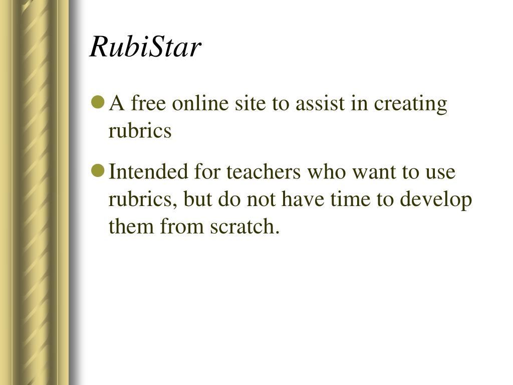 PPT - Creating Effective Rubrics Using Online Tools LearnIt Conference ... PPT - Creating Effective Rubrics Using Online Tools LearnIt Conference ...