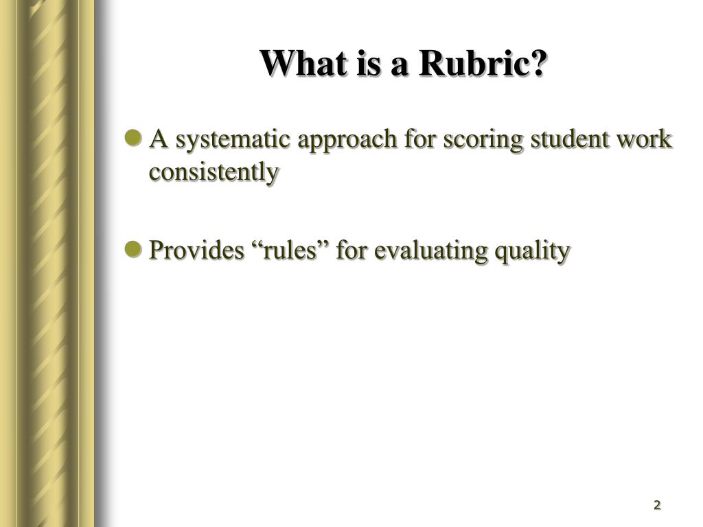 PPT - Creating Effective Rubrics Using Online Tools LearnIt Conference ... PPT - Creating Effective Rubrics Using Online Tools LearnIt Conference ...